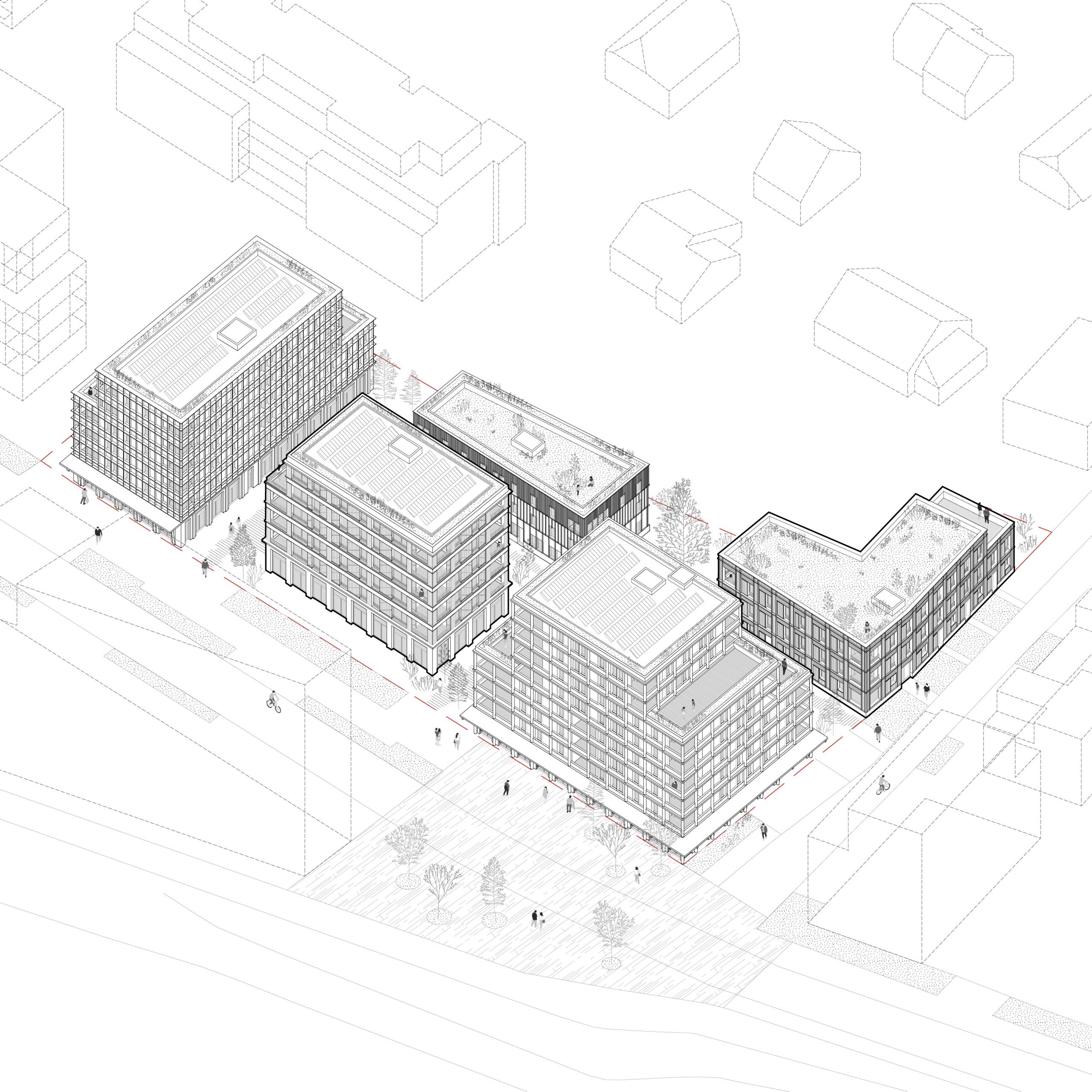 Axonométrie | Dechelette Architecture